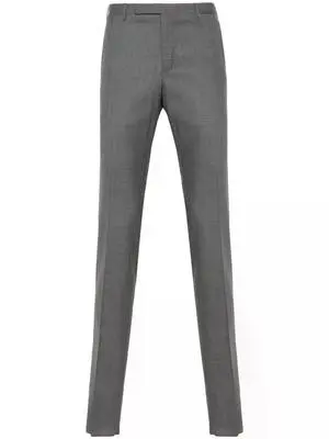 Incotex Slim-fit Virgin Wool Trousers - Grey
