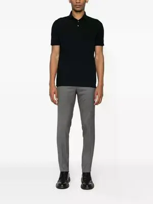 Incotex Slim-fit Virgin Wool Trousers - Grey