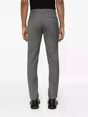 Incotex Slim-fit Virgin Wool Trousers - Grey