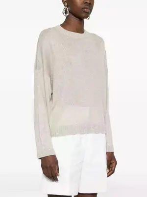 Brunello Cucinelli Sequin-embellished Top