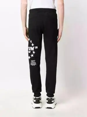 Philipp Plein Logo Drawstring Track Pants - Black