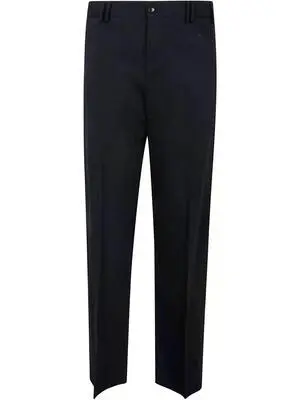 PT TORINO Wool Straight-leg Trousers - Blue
