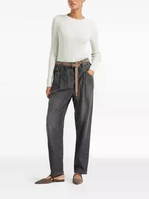 Brunello Cucinelli Long-sleeved Fine-knit Top