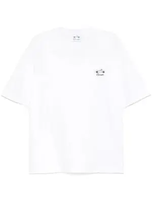 RIOCAM Car-embroidered T-shirt - White