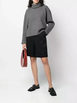 Proenza Schouler Roll Neck Drop Shoulder Jumper - Grey