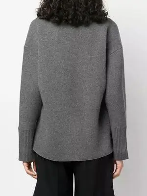Proenza Schouler Roll Neck Drop Shoulder Jumper - Grey