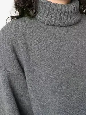 Proenza Schouler Roll Neck Drop Shoulder Jumper - Grey