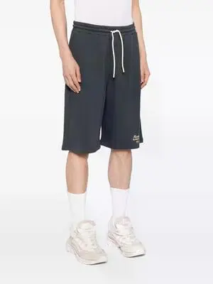 MSGM Printed Cotton Track Shorts