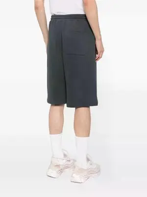 MSGM Printed Cotton Track Shorts
