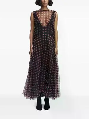 16Arlington Morfyd Polka Dot Midi Dress