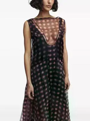 16Arlington Morfyd Polka Dot Midi Dress