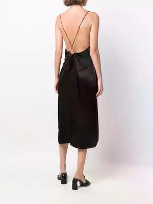 Dsquared2 Satin-finish Midi Dress