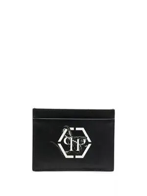 Philipp Plein French Hexagon-print Cardholder