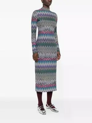 Missoni Zigzag-woven Midi Dress