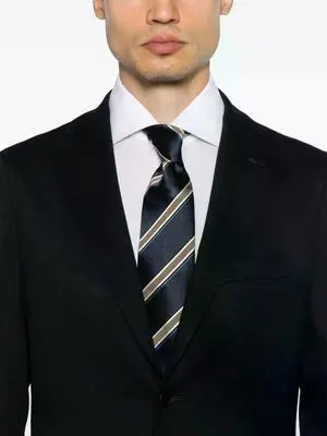 Tagliatore Single-breasted Blazer - Blue