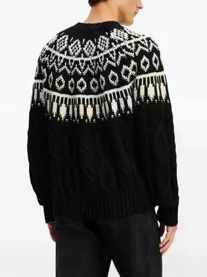 Karl Lagerfeld Patterned Intarsia-knit Jumper