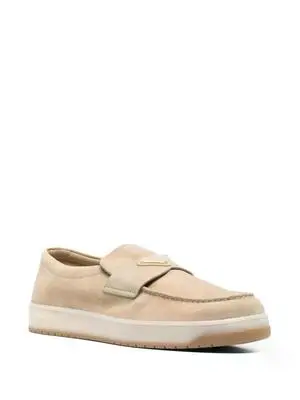 Prada Triangle-logo Loafers