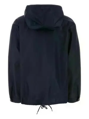 Prada Hooded Bomber Jacket - Blue