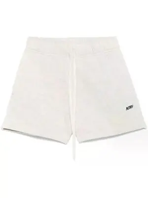 AUTRY Embroidered-logo Shorts
