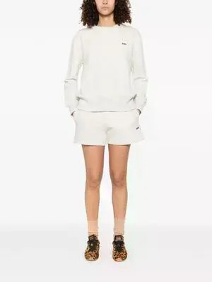 AUTRY Embroidered-logo Shorts