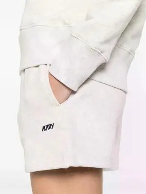 AUTRY Embroidered-logo Shorts