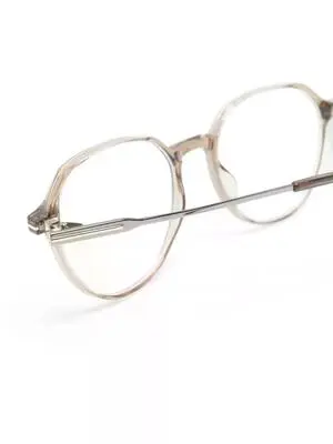 TOM FORD T-logo Round-frame Glasses
