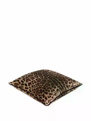 Dolce & Gabbana Medium Leopardo-print Velvet Cushion