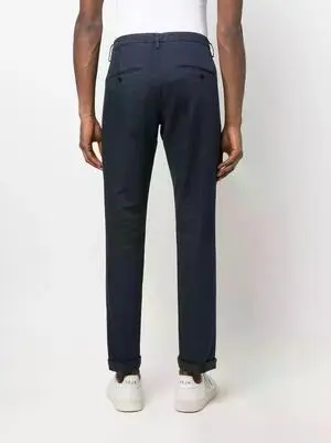 DONDUP Mid-rise Slim-cut Chinos - Blue