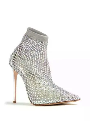 LE SILLA Gilda 120mm Leather Boots