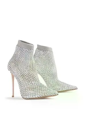 LE SILLA Gilda 120mm Leather Boots