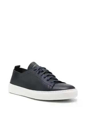 HENDERSON BARACCO Grainy Leather Sneakers - Blue
