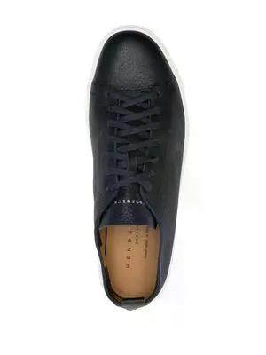 HENDERSON BARACCO Grainy Leather Sneakers - Blue
