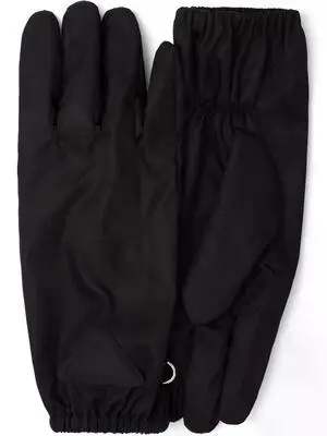 Prada Re-nylon Triangle-logo Gloves - Black