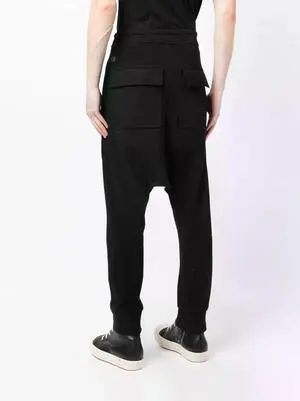 Rick Owens Prisoner Drop-crotch Track Pants - Black
