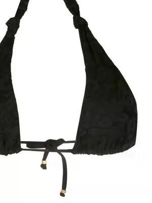 AMIR SLAMA Textured Triangle Bikini Set