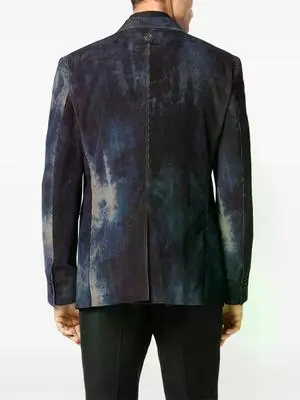 Philipp Plein Bleached-effect Velvet Blazer