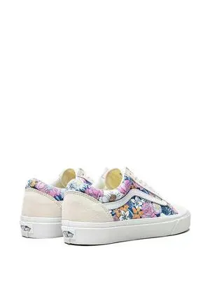 VANS Old Skool Retro-floral Sneakers - Neutrals