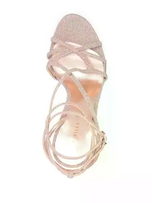 LE SILLA Metallic Strap-wrap Sandals