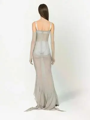 Dolce & Gabbana Draped Silk Dress