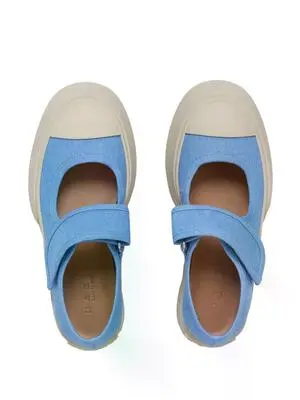 Marni Pablo Mary Jane Denim Sneakers - Blue