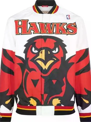 Mitchell & Ness Atlanta Hawks 1995/96 Authentic Warm-up Jacket - White