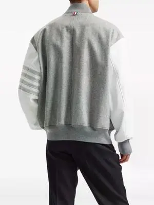 Thom Browne 4-bar Stripe Wool Bomber Jacket