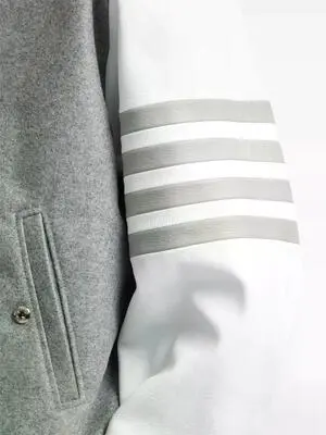 Thom Browne 4-bar Stripe Wool Bomber Jacket