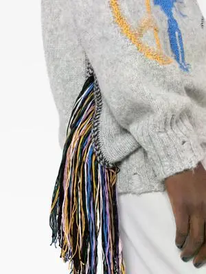 Stella McCartney Folk Graphic-embroidered Jumper