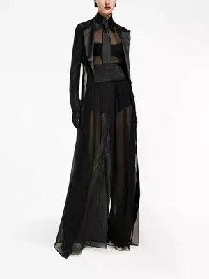 Dolce & Gabbana Wide-leg Stretch-silk Trousers