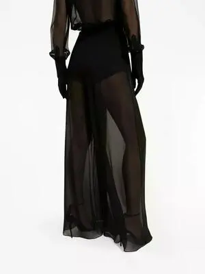 Dolce & Gabbana Wide-leg Stretch-silk Trousers