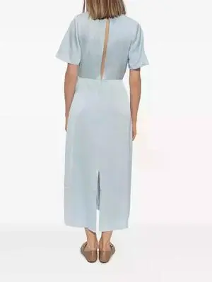 SAMSOE SAMSOE Short-sleeved Midi Dress - Blue