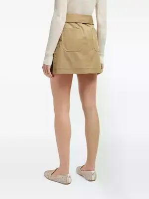 Moncler Mini Gabardine Skirt