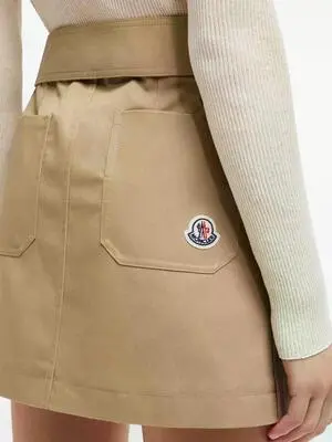 Moncler Mini Gabardine Skirt
