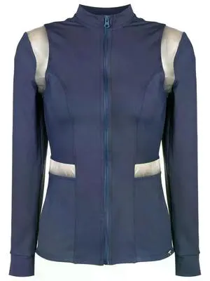 AMIR SLAMA Manly Performance Track Jacket - Blue